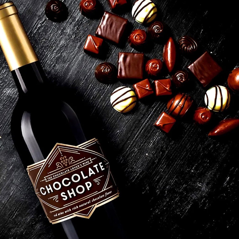 Chocolate Shop Red | Corner Cellar Curbside Pickup